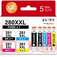 280 281 Ink Cartridge Replacement for Canon PGI-280XXL CLI-281XXL Ink ...