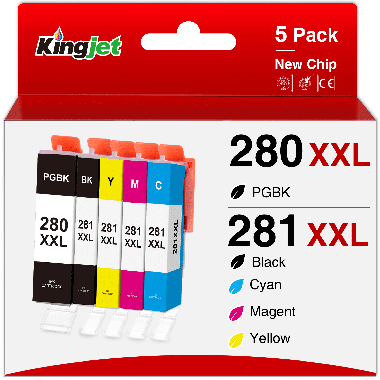 280 Ink for Canon Ink 280 and 281 280 XXL 281 XXL Ink Cartridge for ...