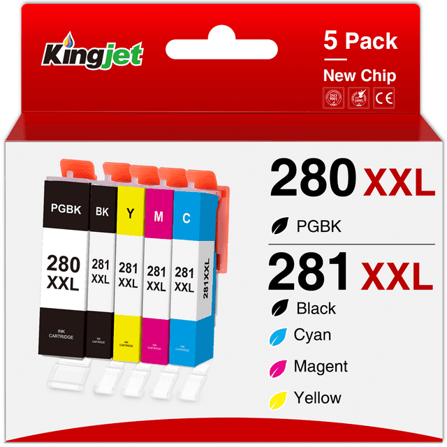280 Ink for Canon Ink 280 and 281 280 XXL 281 XXL Ink Cartridge for ...