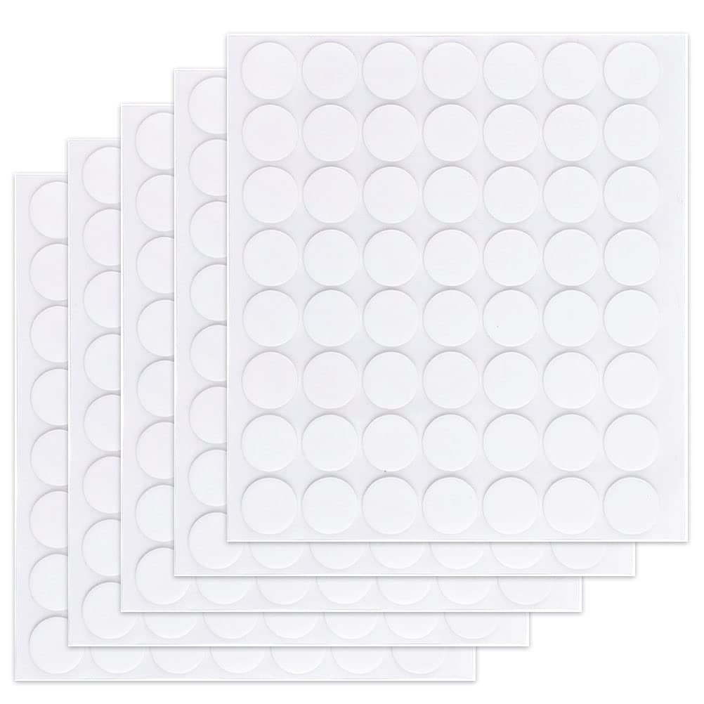 280 PCS Double Sided Adhesive Dots, Clear Removable Sticky Putty No ...