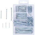 Nail Assortment Galvanized Flat Head Nails Hardware Construction Nails ...