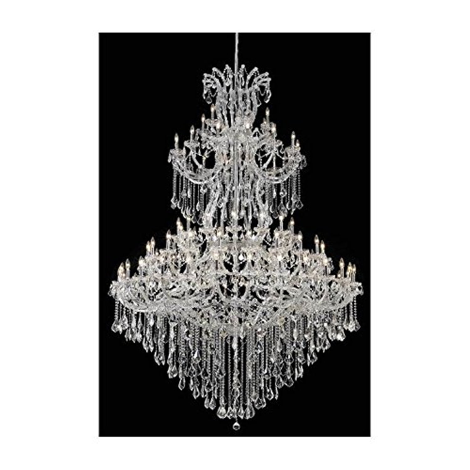2800 Maria Theresa Collection Large Hanging Fixture D72in H96in Lt:84 ...