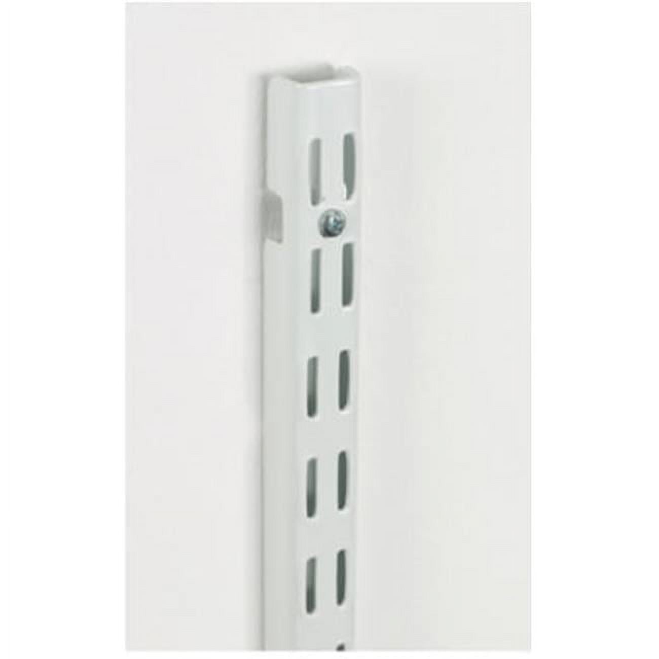 280000 12 in. Heavy Duty Wall Standard Shelf Track, White - Walmart.com