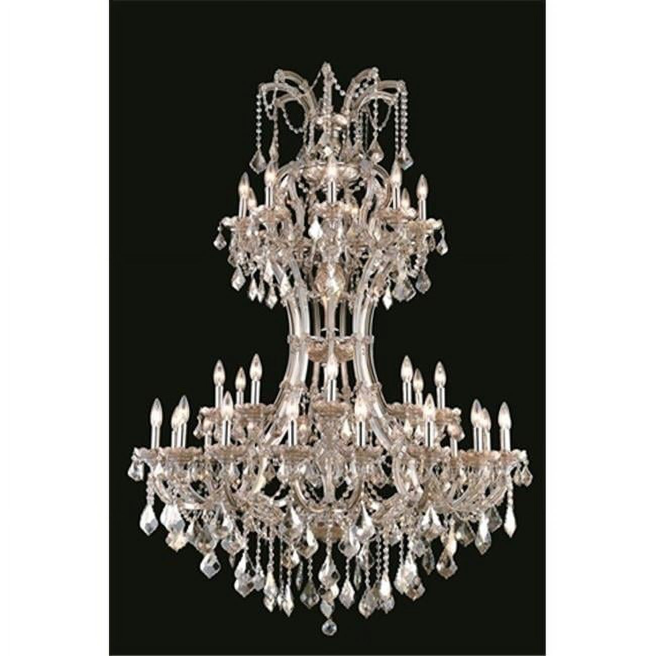 2800D46GT-GT-RC Maria Theresa Collection Large Hanging Fixture - Golden ...