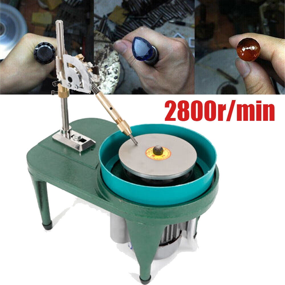 2800RPM Gemstone Grinding Jewelry Lapidary Cutting Polisher Gem ...