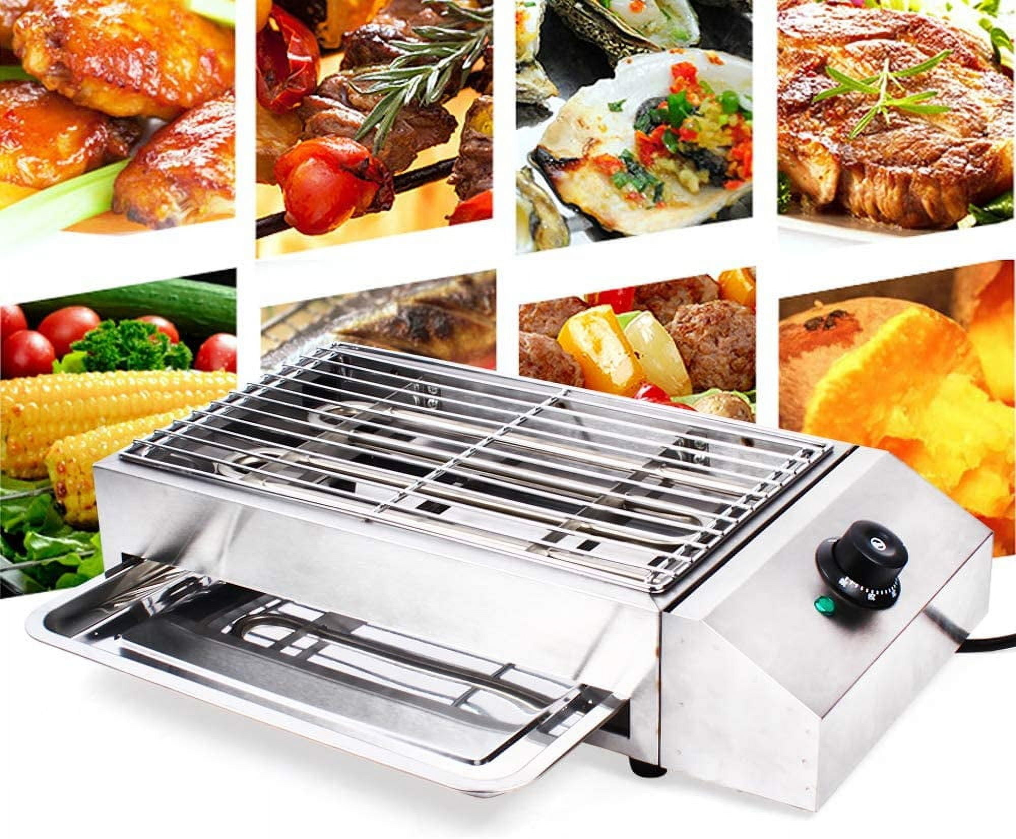 2800W Commercial Electric Griddle Flat Top Grill,Portable Smokeless BBQ ...