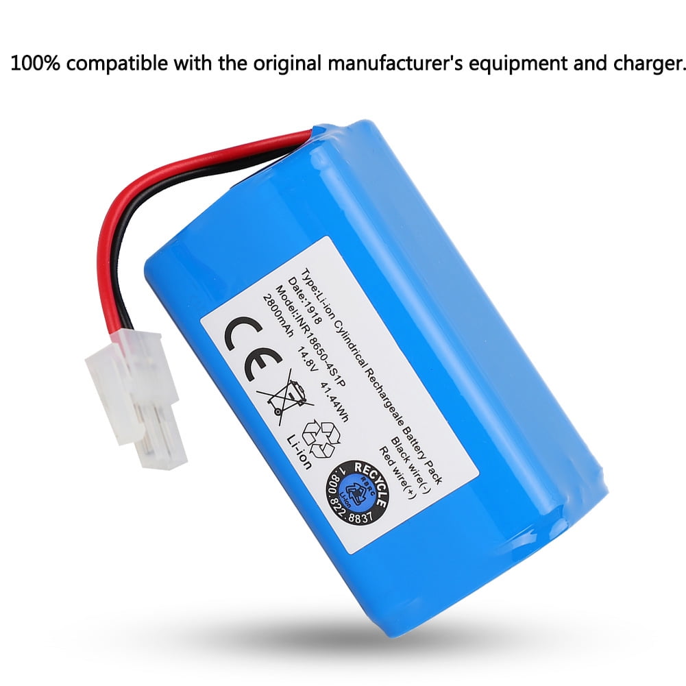 2800mAh 14.8V Li,ion Replacement Battery For Robot Vacuum Cleaners S A6 ...