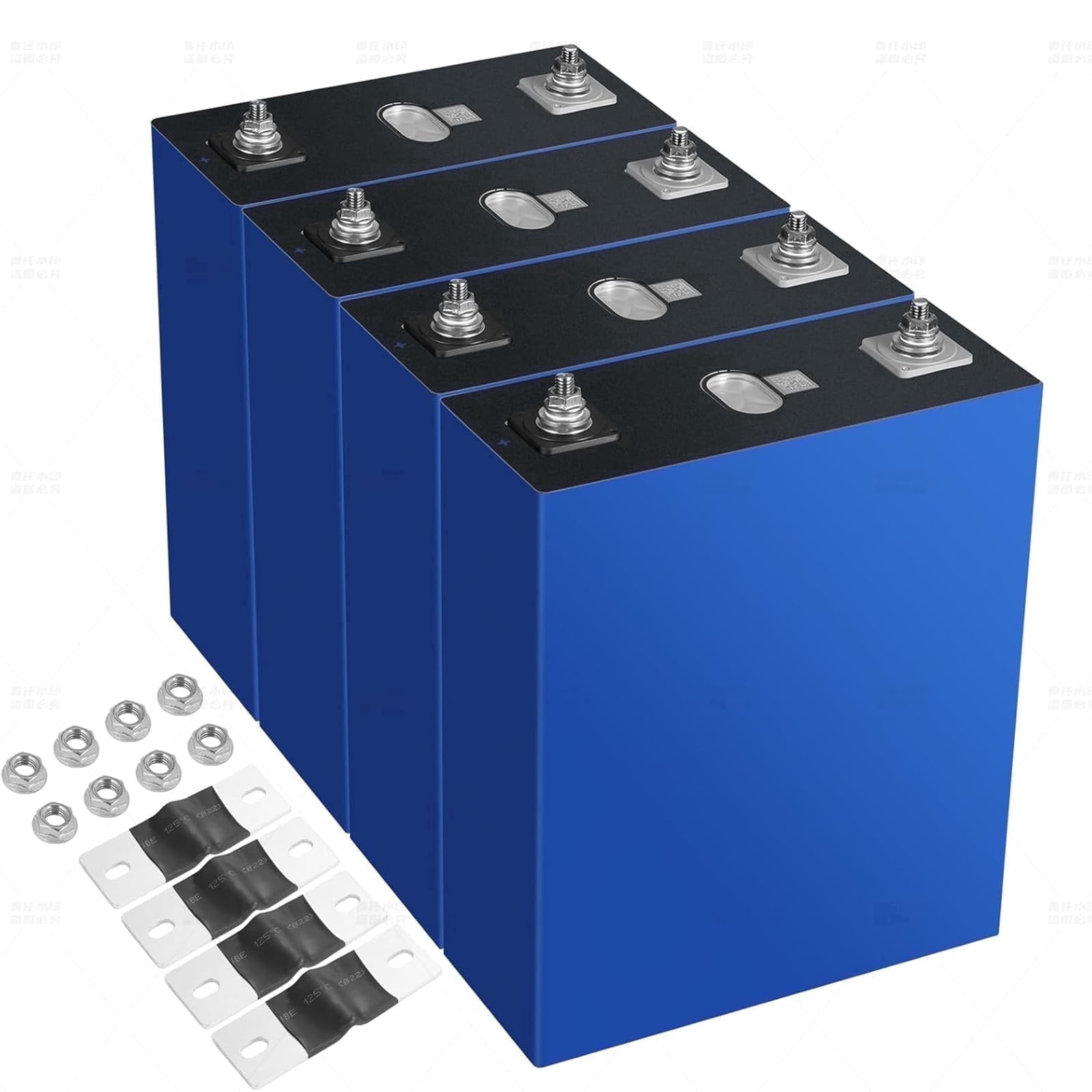 320Ah 3.2V Battery 4 Pack LiFePO4 Grade A Deep Cycle Lithium Iron ...