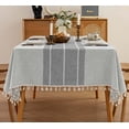 280GSM Heavyweight Waterproof Spill-Proof Rectangular Tablecloth, Boho ...