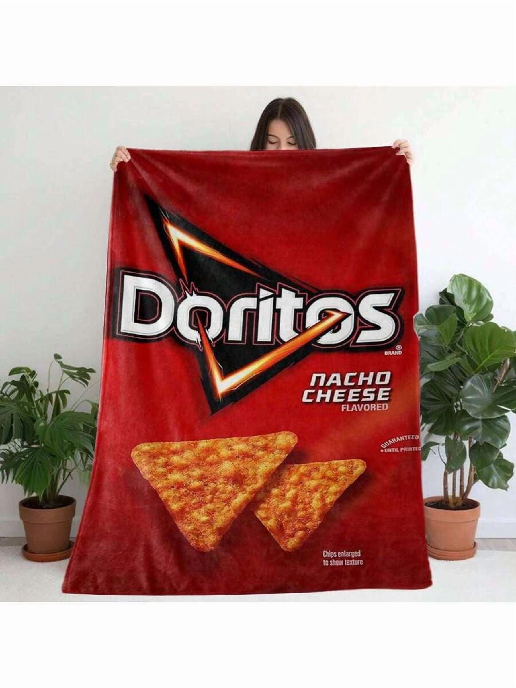 280GSM Ultra Soft Flannel Fleece Throw Blanket - Stylish Nacho Cheese ...