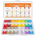280PCS Mixed Mini & Standard Blade Automotive Fuse Assortment Kit ...