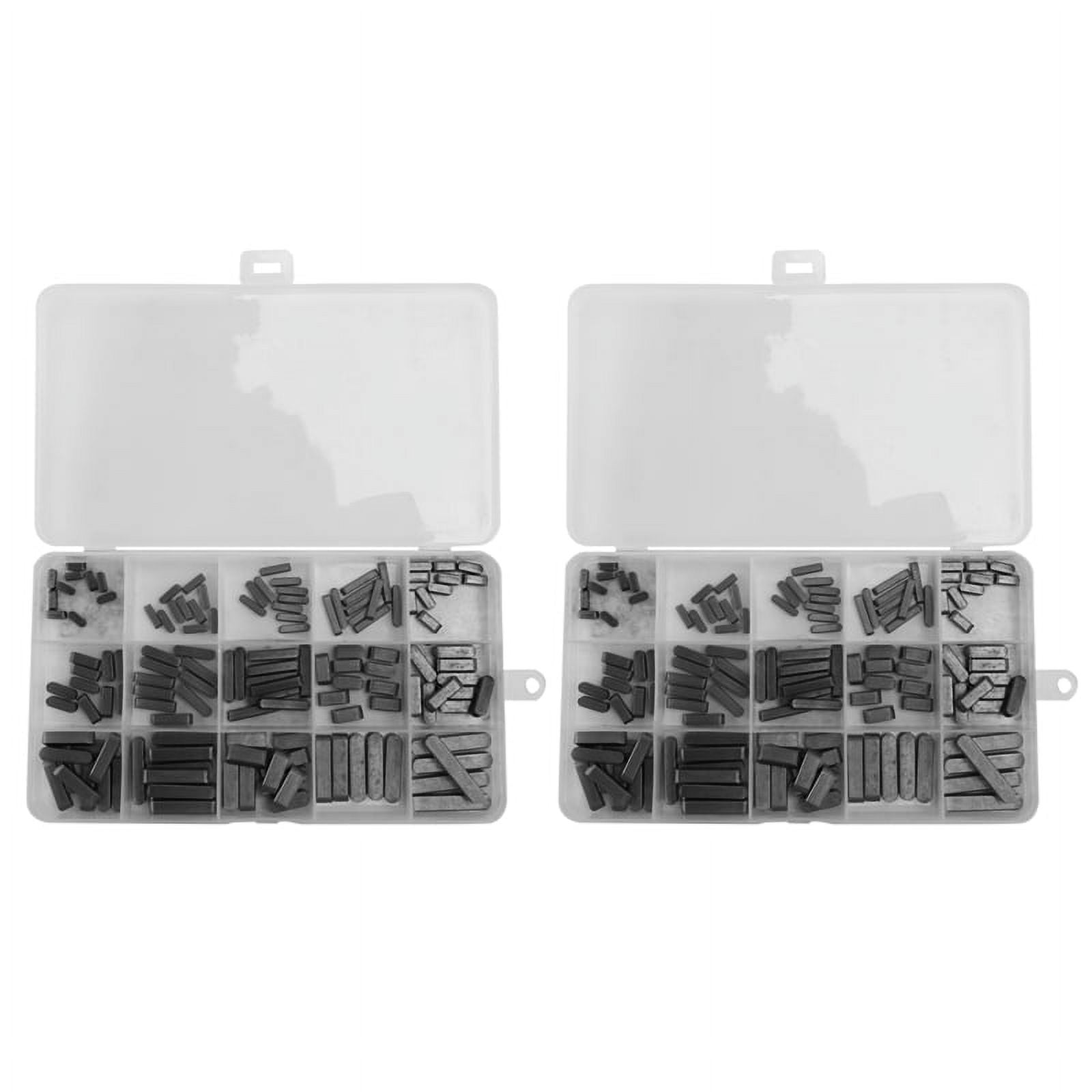 280Pcs Key Stock Assortment 10mm X12mmx 16mm X20mm X25mm X30mm Key ...