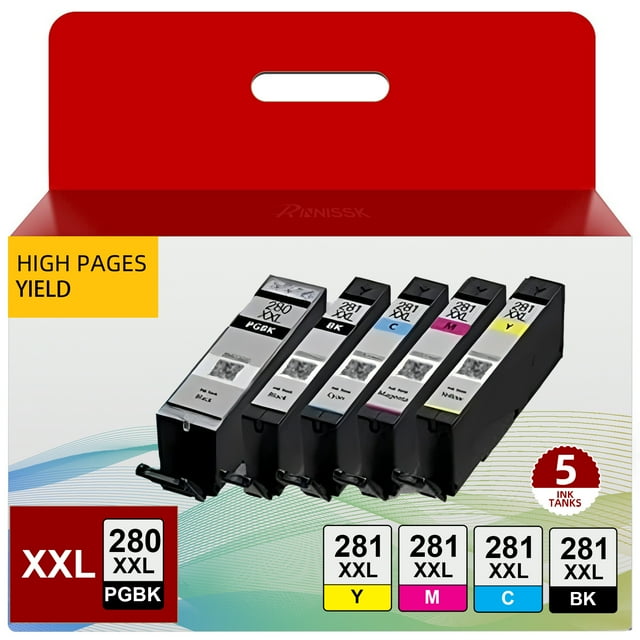 Canon 280XXL 281XXL Ink Cartridge for PIXMA TR8520, TS8220, TR7520 ...