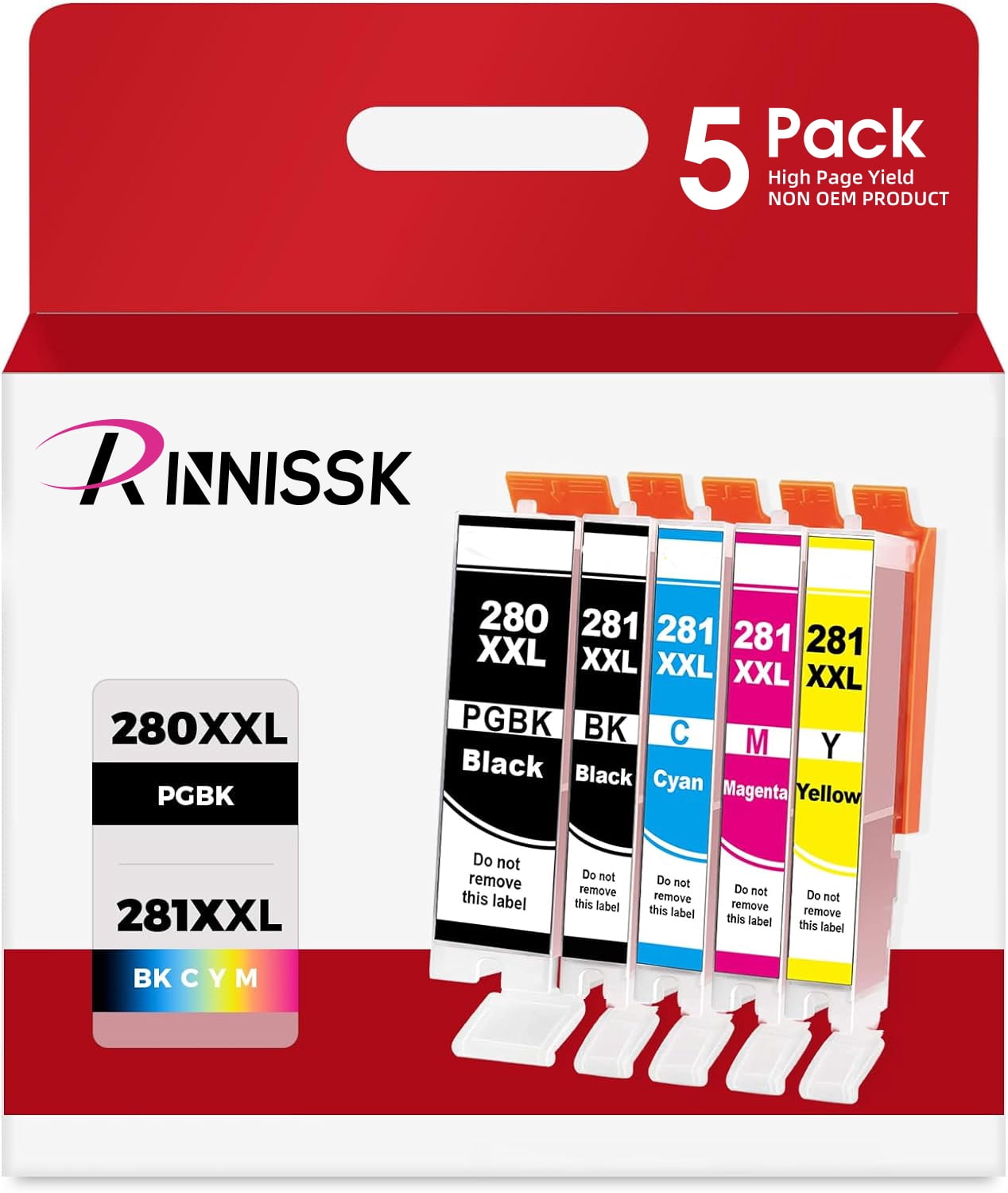 280XXL 281XXL Ink Cartridge for Canon 280 281 PGI-280XXL CLI-281XXL for ...