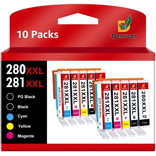 280XXL 281XXL Ink Cartridge for Canon Ink 280 and 281 for PG280 and ...