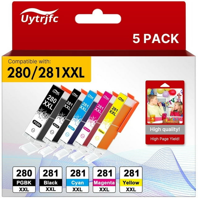 280XXL 281XXL Ink Cartridges Compatible for Canon 280 281 ink PGI ...