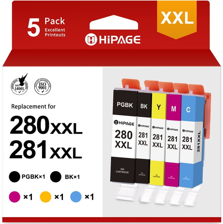 280XXL Ink Cartridge for Canon 280 Ink for PGI-280 Ink for Canon PIXMA ...