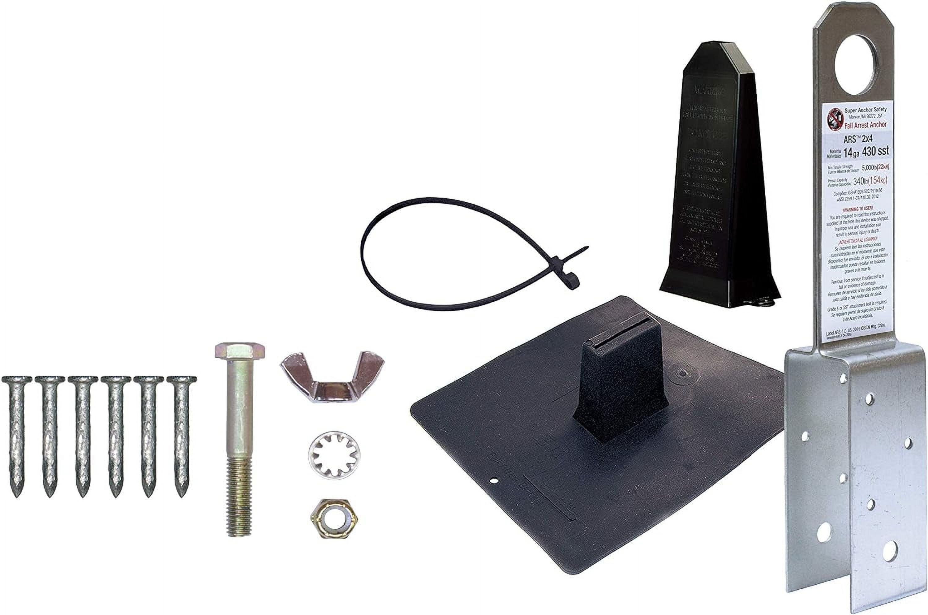 2830 Super Anchor Safety ARS 2x4 Fall Arrest Anchor Kit, Stainless ...