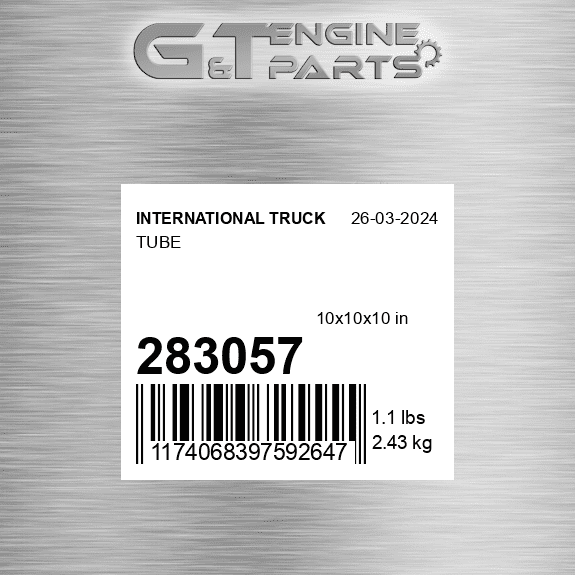 283057 TUBE fits INTERNATIONAL TRUCK (New OEM) - Walmart.com