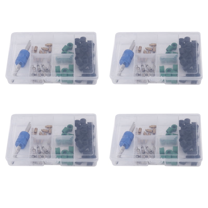 284Pcs A/C Air Conditioning Valve Core R12 R134A Refrigeration Valve ...