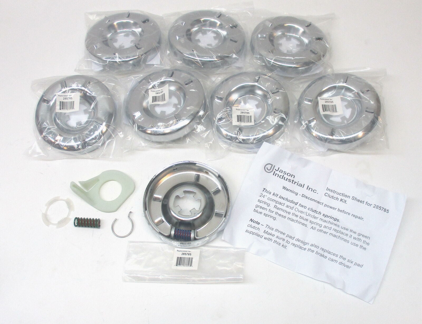 285785 8pack for Whirlpool Kenmore Washer Washing Machine Clutch ...
