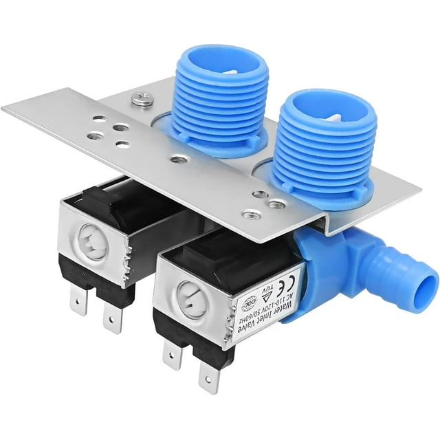 285805 Water Inlet Valve with Bracket for Whirlpool & Kenmore Washe ...