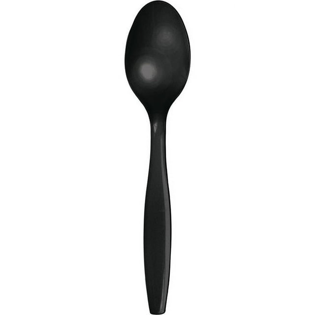288 Count Bulk Pack Black Velvet Plastic Spoons - Walmart.com