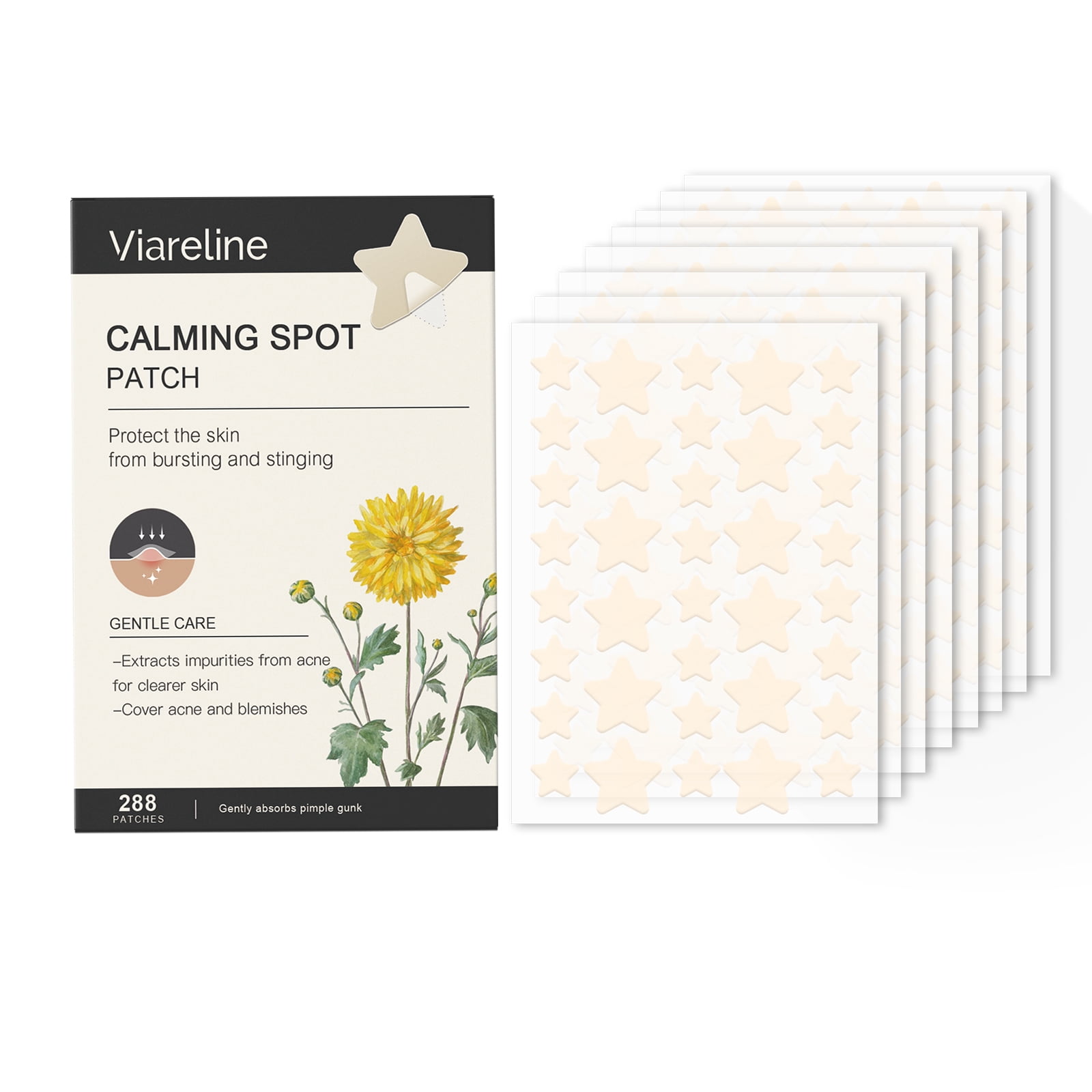 288 Patches Repair Calming Acne Patch Series, Gentle Invisible Facial ...