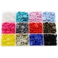 288 Sets KAM T8 Snaps, Size 24 Plastic Snaps Starter Fasteners Kit No ...