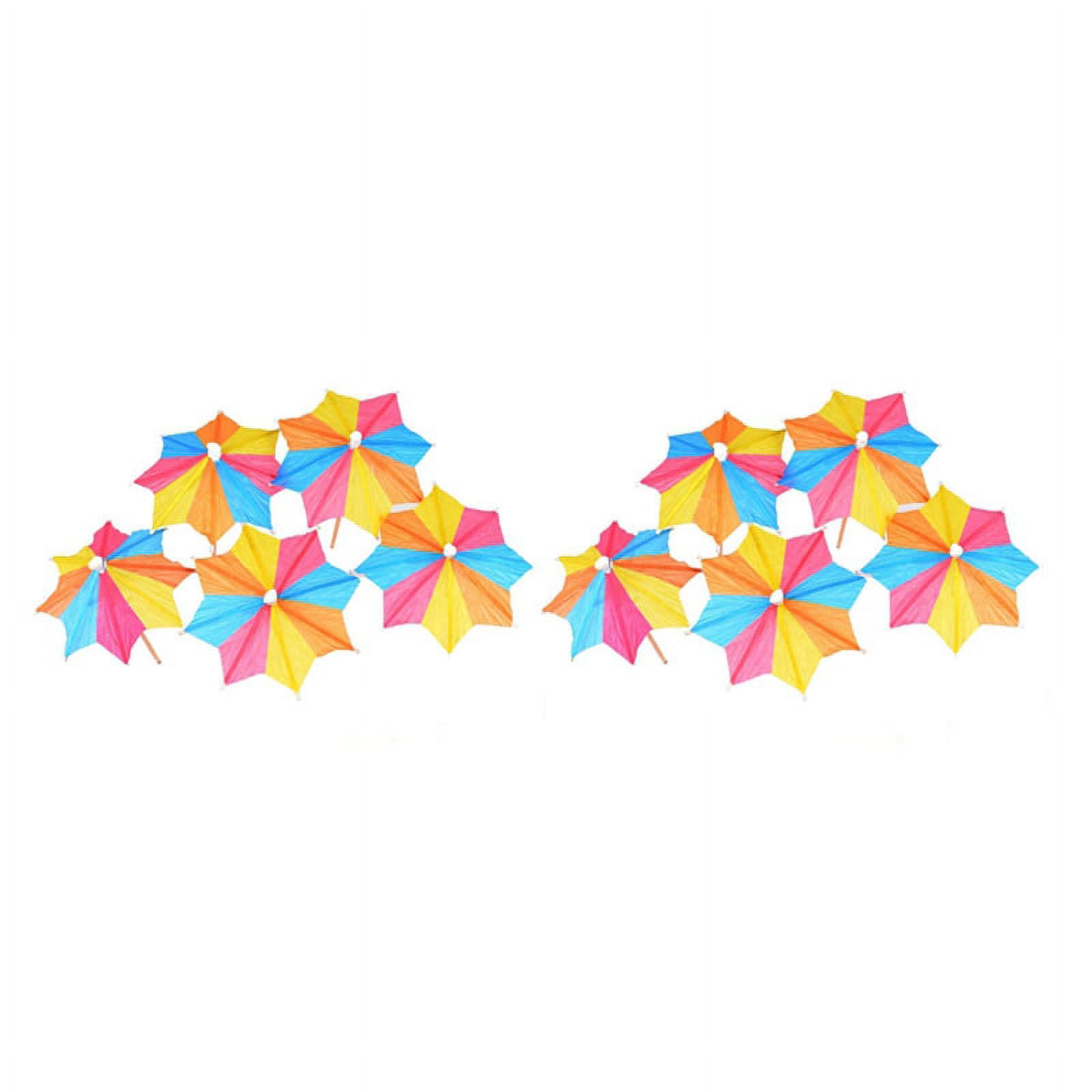 288PCS Drink Umbrella Mix Color Cocktail Decoration Paper Cocktail ...