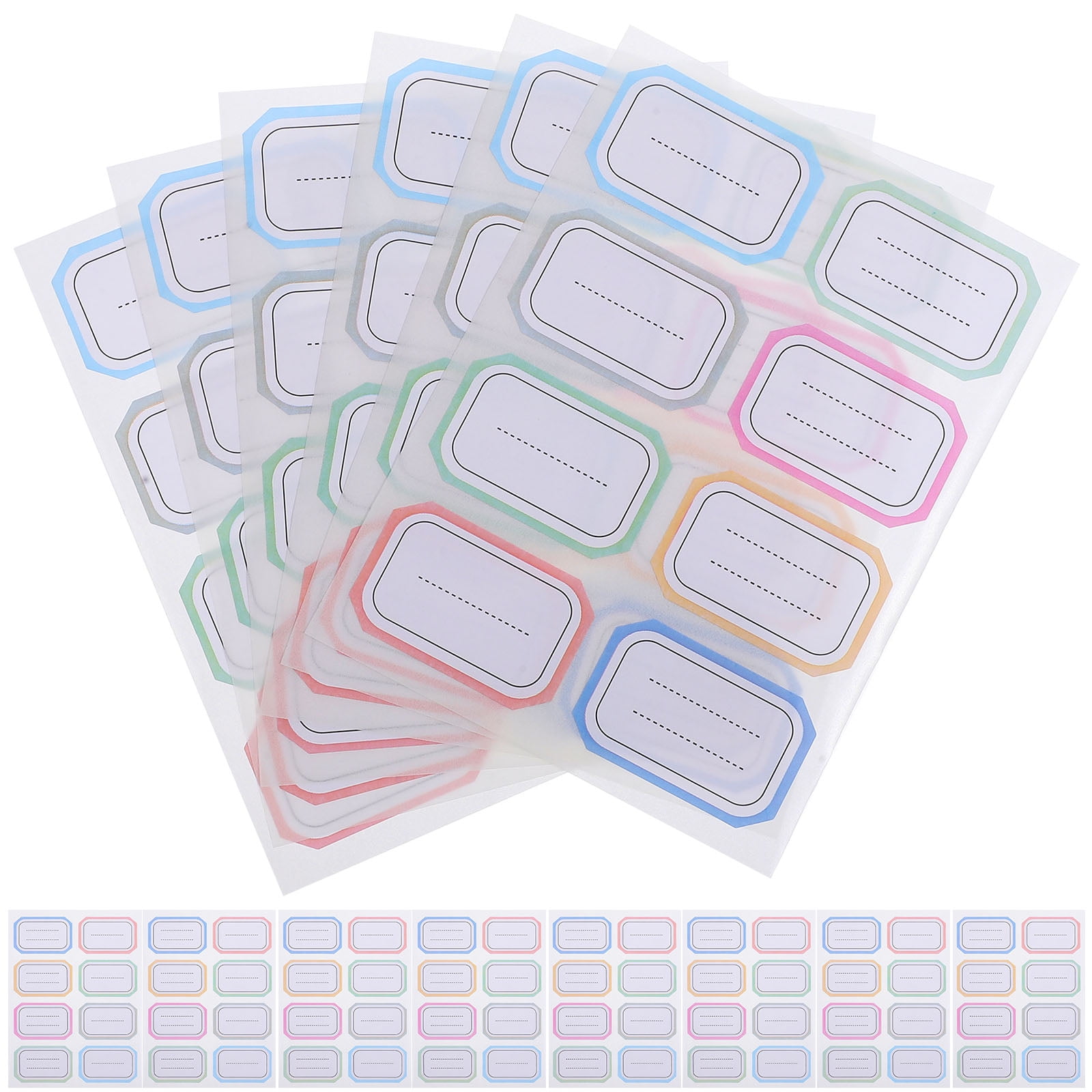 288Pcs Book Marking Sticker Writable Label Sticker Adhesive Labels ...