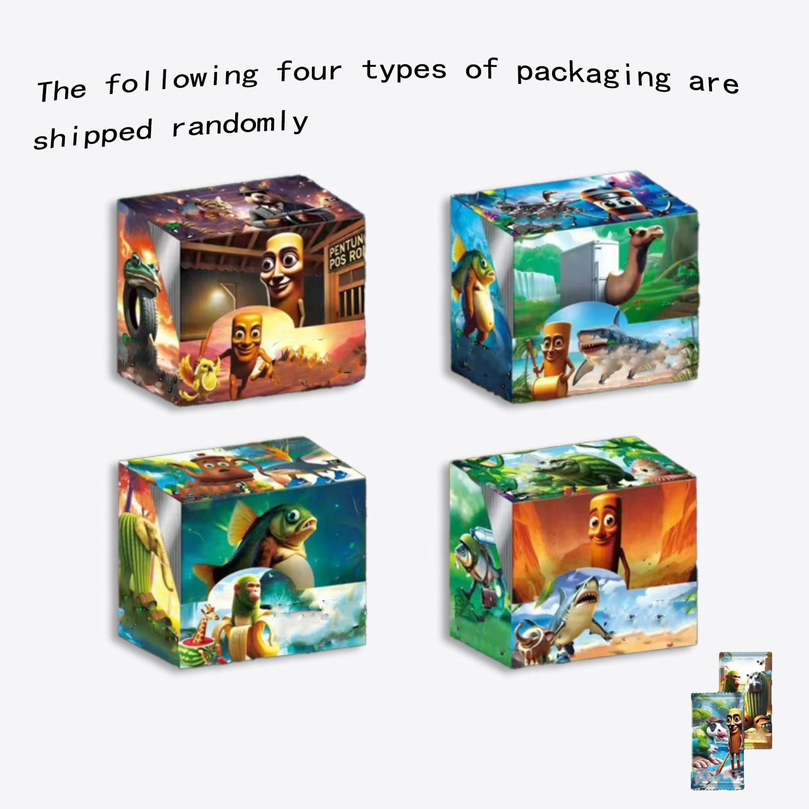 288Pcs Italian Brainrot Rot Cards Collection, Tralalero Tralala and ...