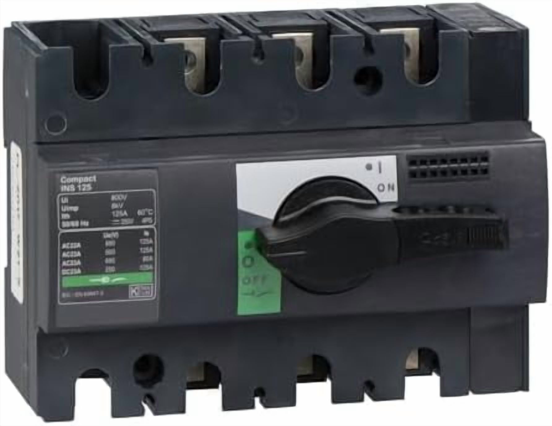 28910 INS125 3P Switch disconnector, Compact INS125, 125 A, Standard ...