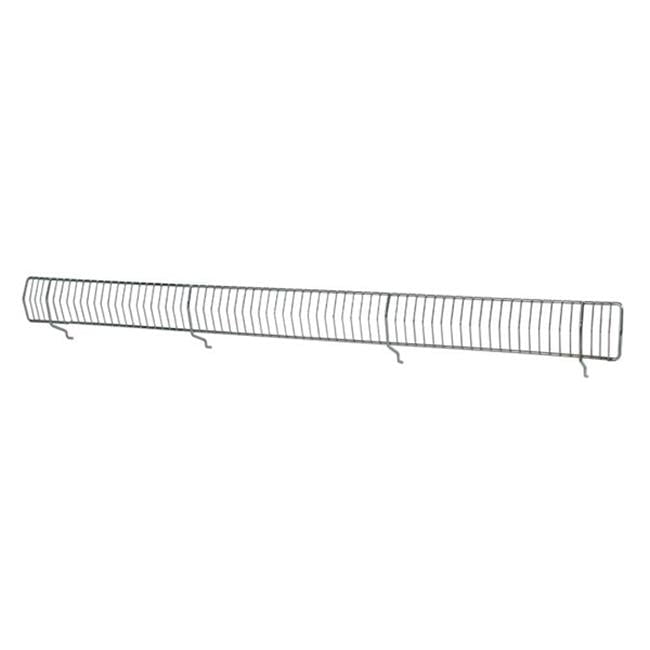 289WF348 3 x 48 in. Interlocking Wire Front Fencing, Chrome - Walmart.com