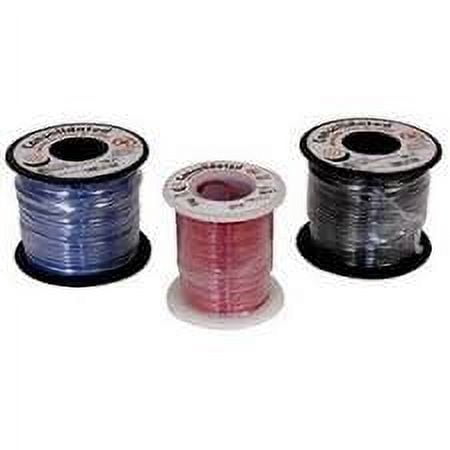 28AWG MILW16878/1 BLACK STRANDED (7/36) HOOKUP WIRE 100 FT ROLL 600V ...
