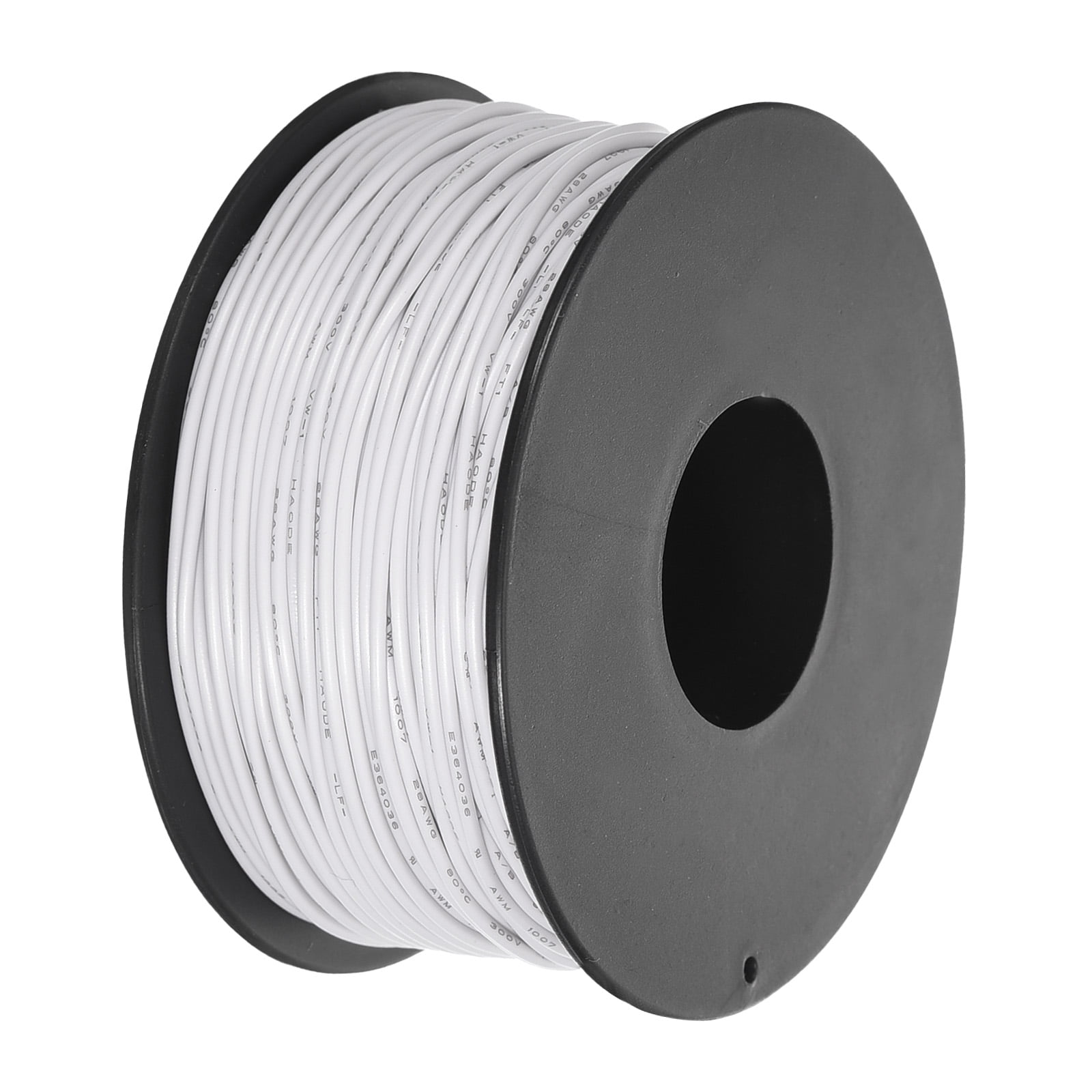 28AWG Wire 28 Gauge Stranded PVC Hookup Wire, Electrical Wire UL1007 Spool Tinned Copper Wire ...