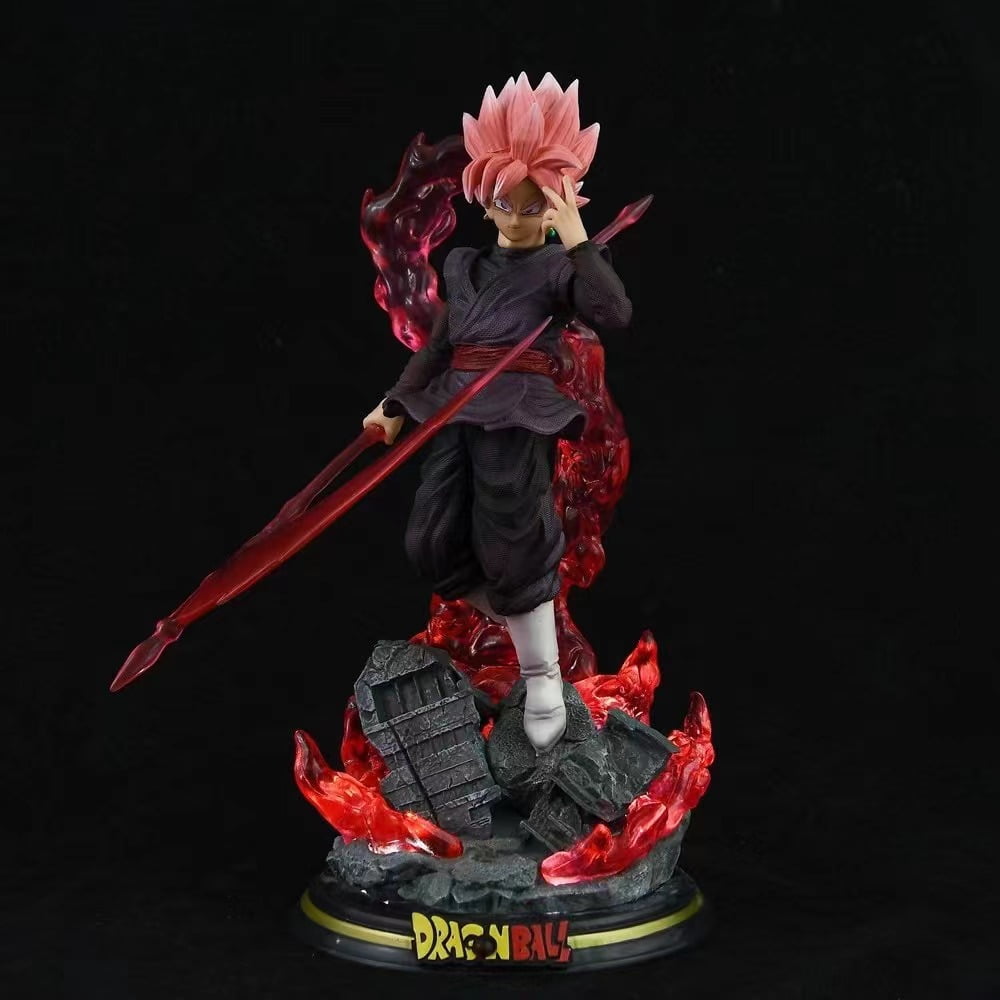28CM Dragon Ball Z Zamasu Figure Black Goku PVC Action Figures GK ...