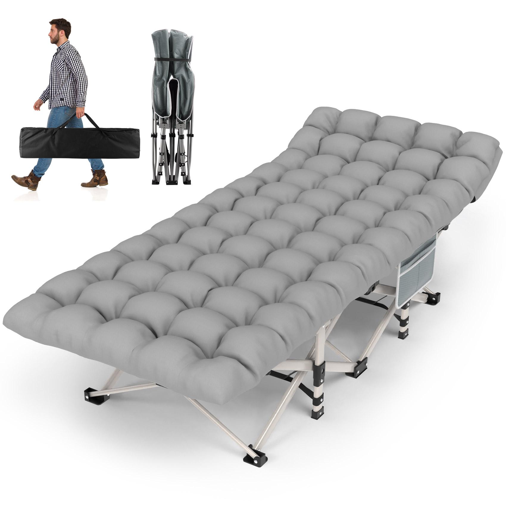 Lilypelle folding cot with mattress,Heavy Duty Sleeping Cots with Carry ...