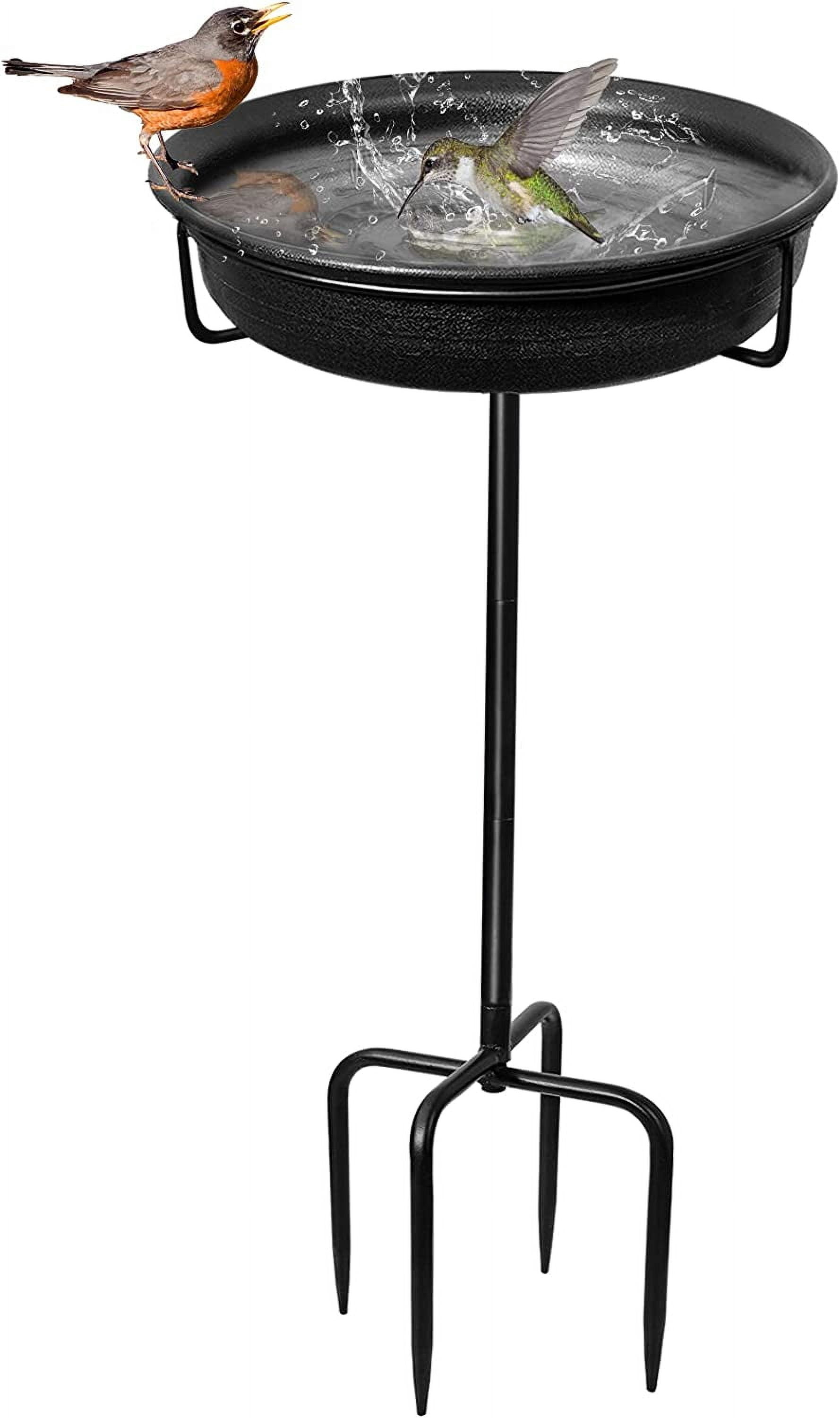 28In Freestanding Birdbaths Bowl Outdoor, Free Standing Garden Bird ...