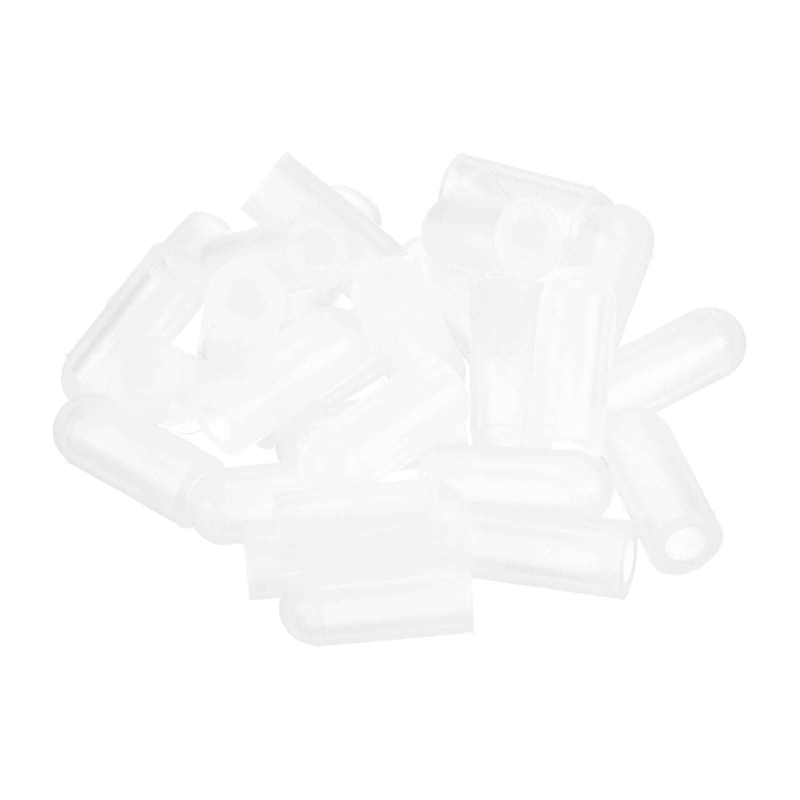 28Pack Silicone End Caps, 3.8mm(5/32") ID 13mm(1/2") Height, Clear ...