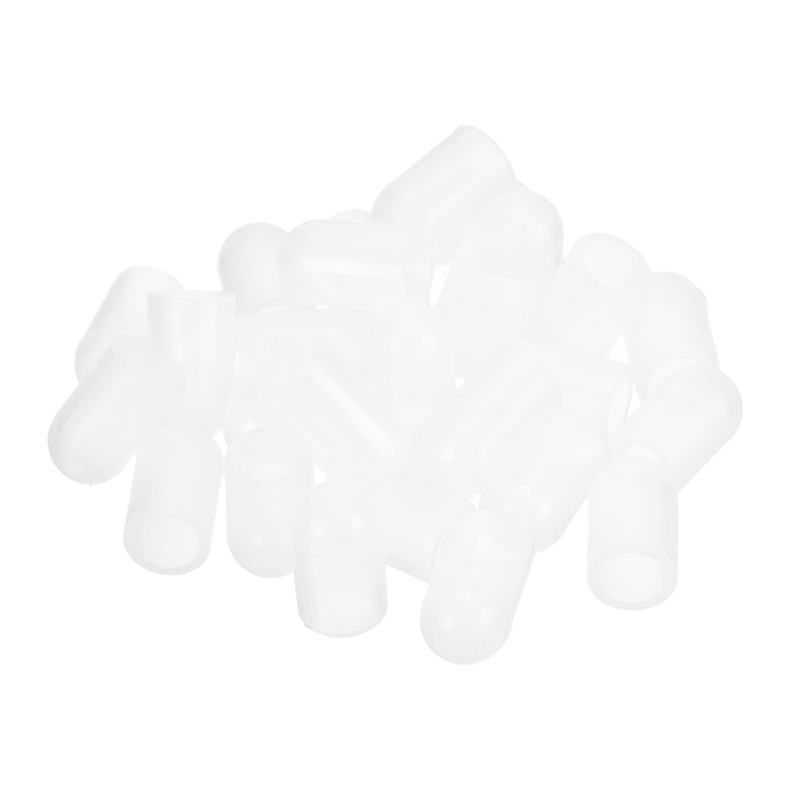 28Pack Silicone End Caps, 8.5mm(11/32") ID 13mm(1/2") Height, Clear ...