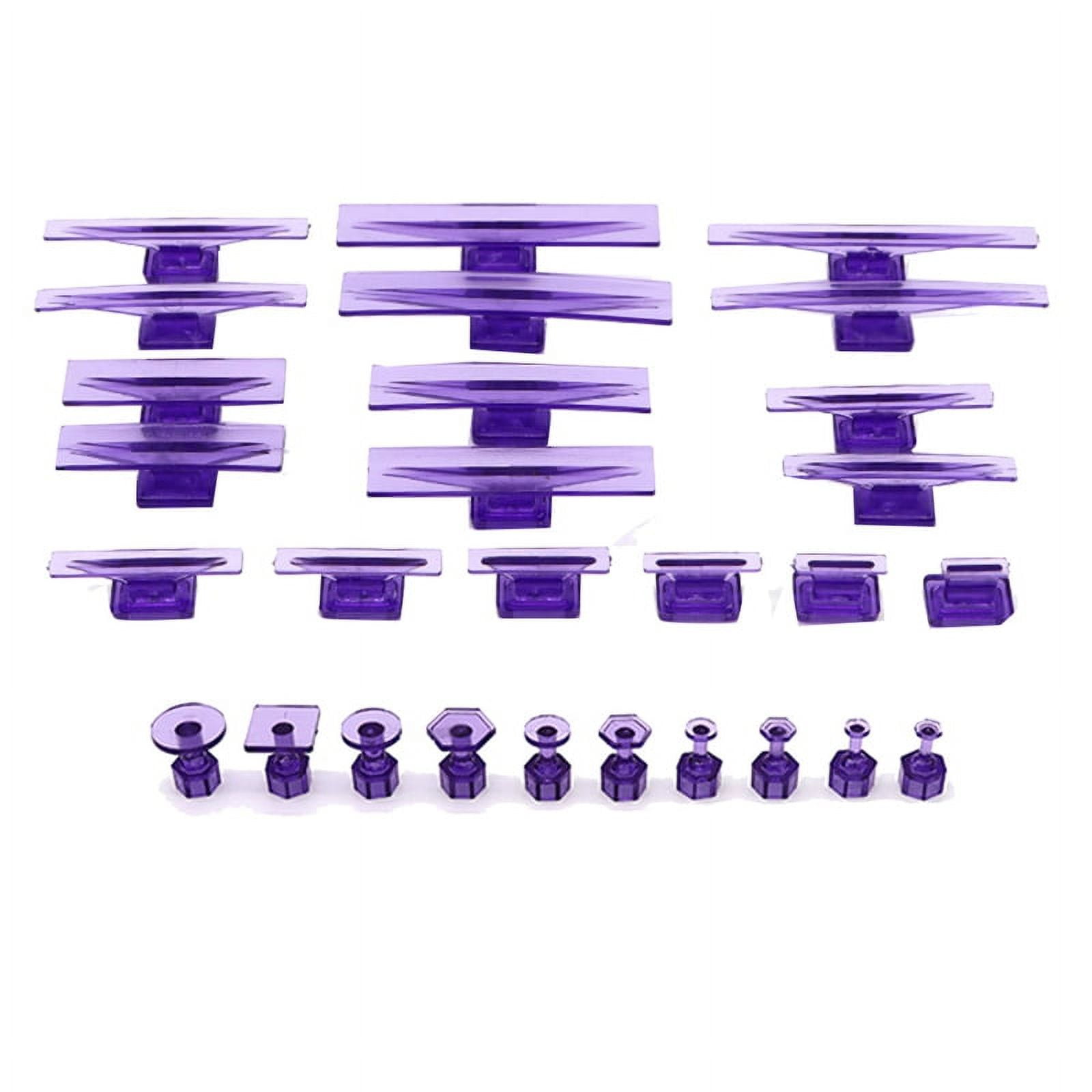 28Pc Glue Tabs Dent Lifter Tools Adjustable Handle Puller Paintless ...