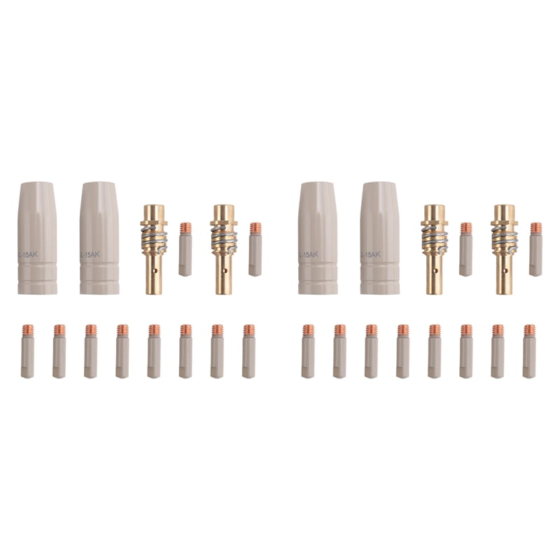 28Pcs 15AK Coating Protection Nozzle Non-Stick Welding Slag European ...