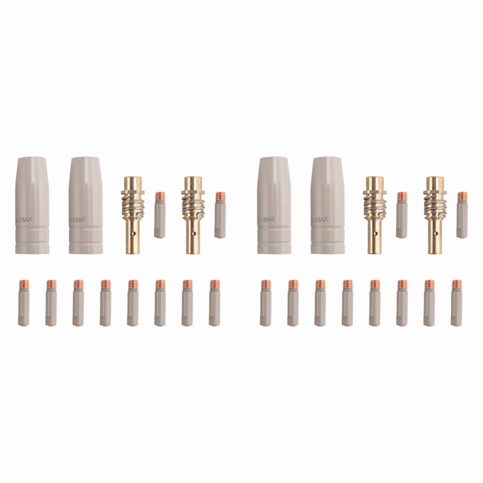 28Pcs 15AK Coating Protection Nozzle Non-Stick Welding Slag European ...