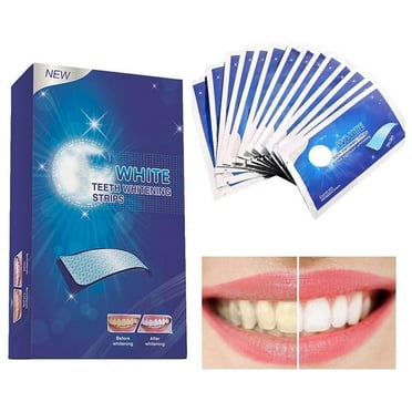 GENKENT Teeth Whitening Strips, 7 Treatments Teeth Whitener Non ...