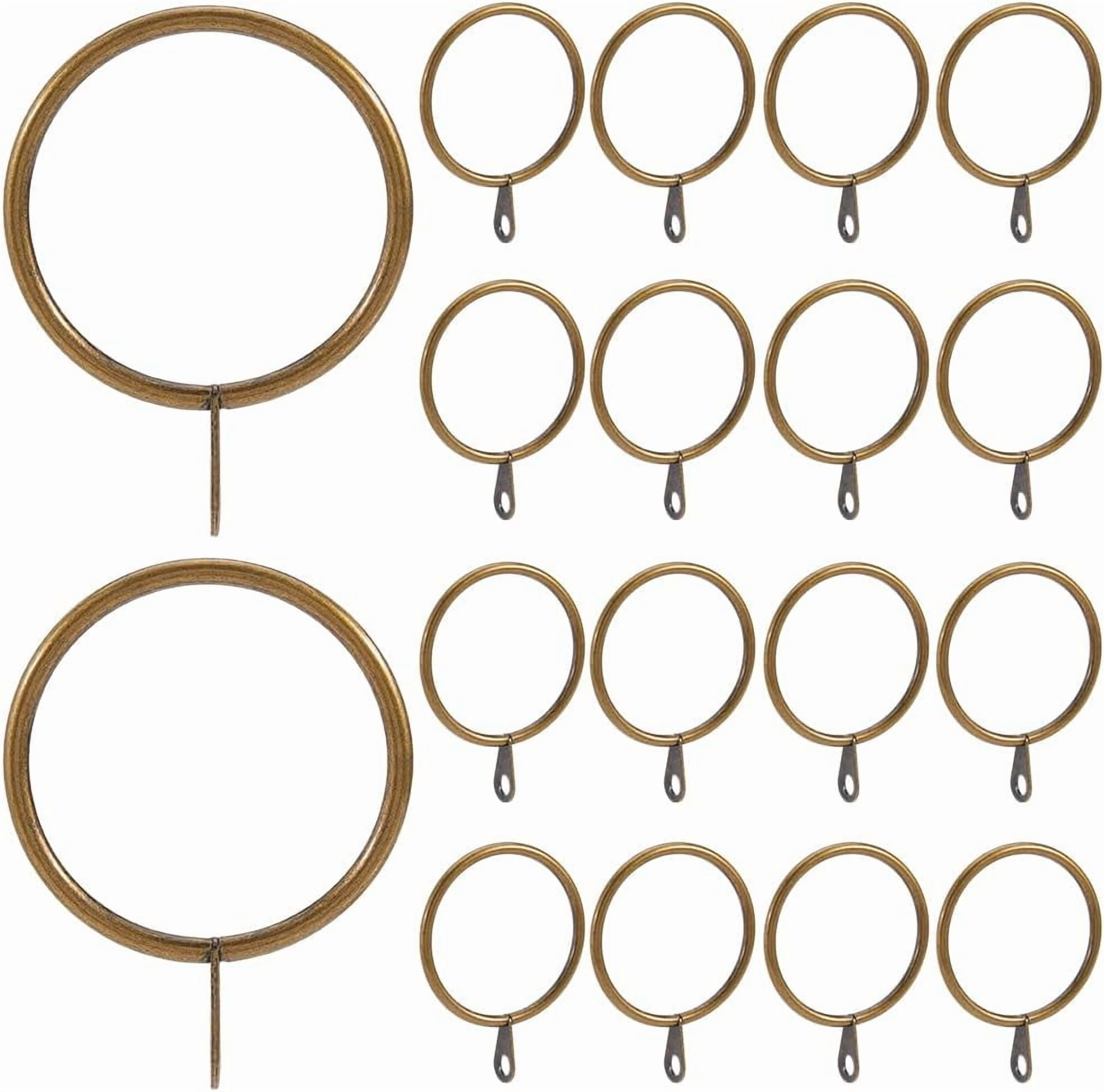 28Pcs Bronze Curtain Ring Drapery Eyelet Curtain Rings 1.5 Inch Metal ...