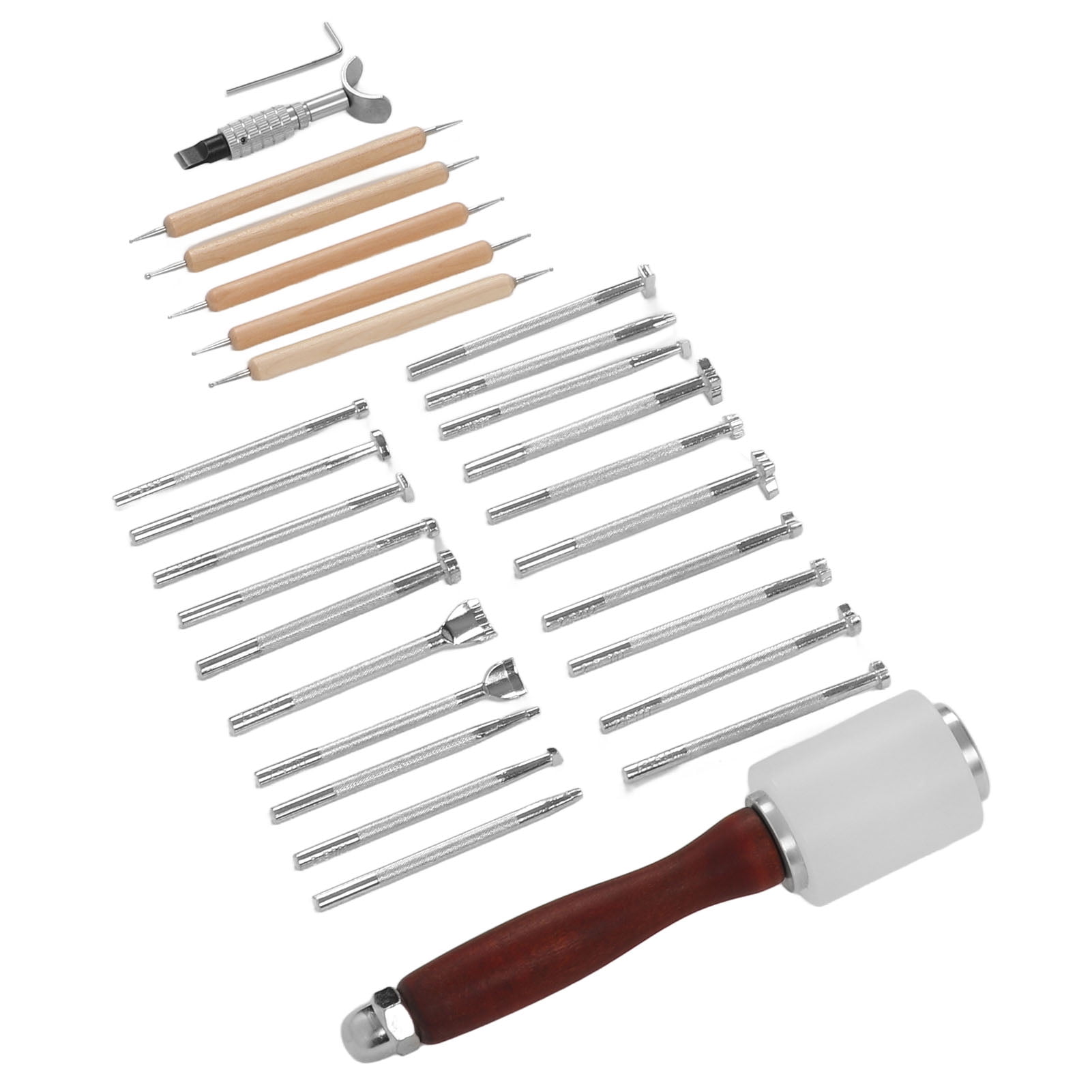 28Pcs Leather Craft Tools Set Manual DIY Leather Craft Tools Modelling ...