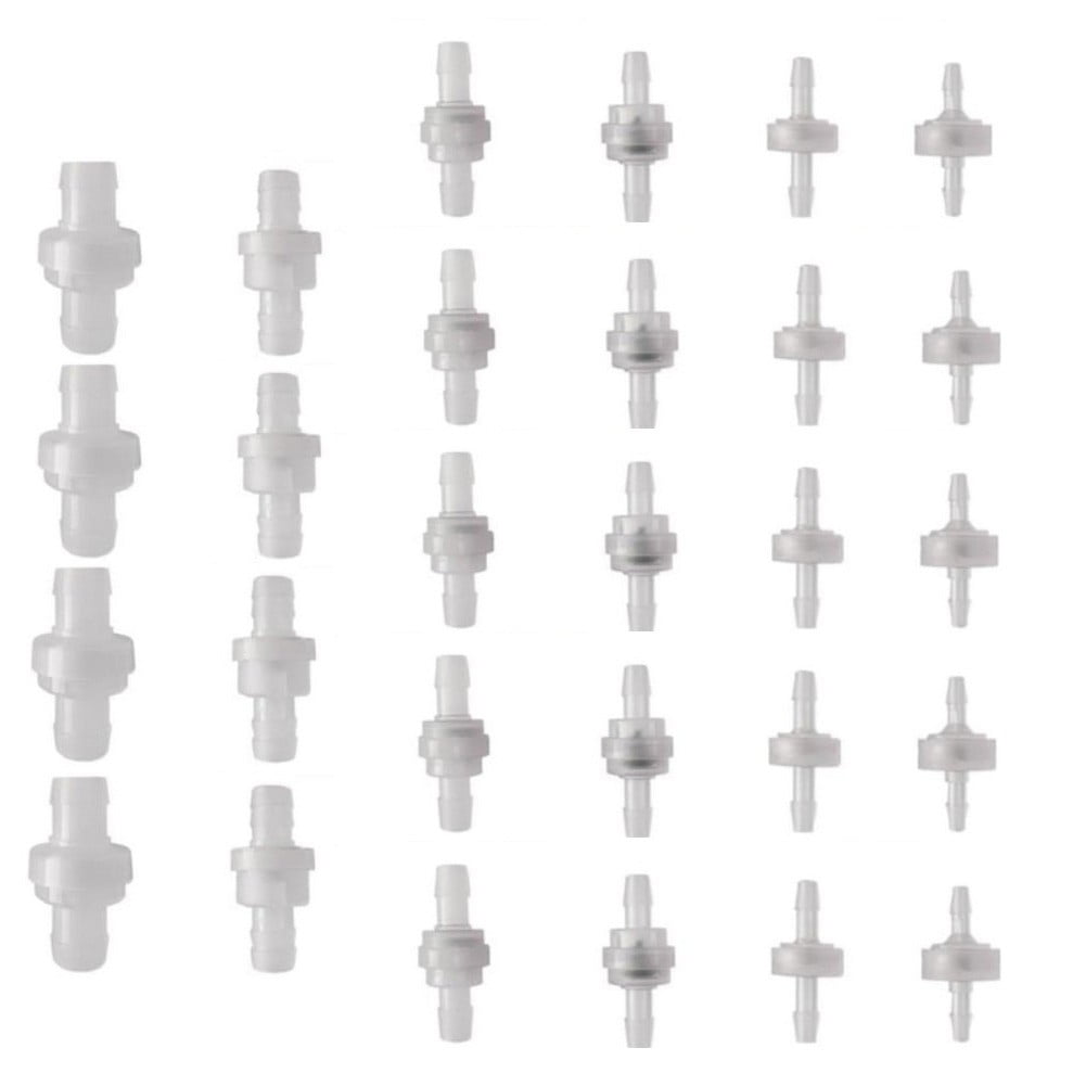28Pcs Plastic Check Valve Plug-In Stem Check Valve Gas Vacuum Check ...