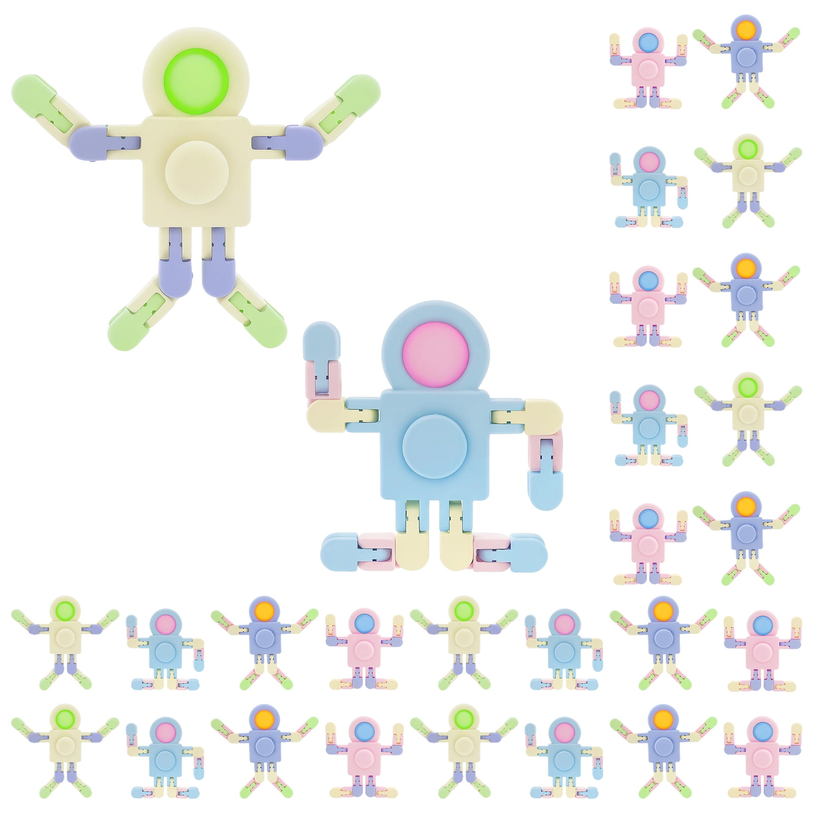 28Pcs Wacky Tracks Toy Relaxing Wacky Tracks Spinner Portable ...