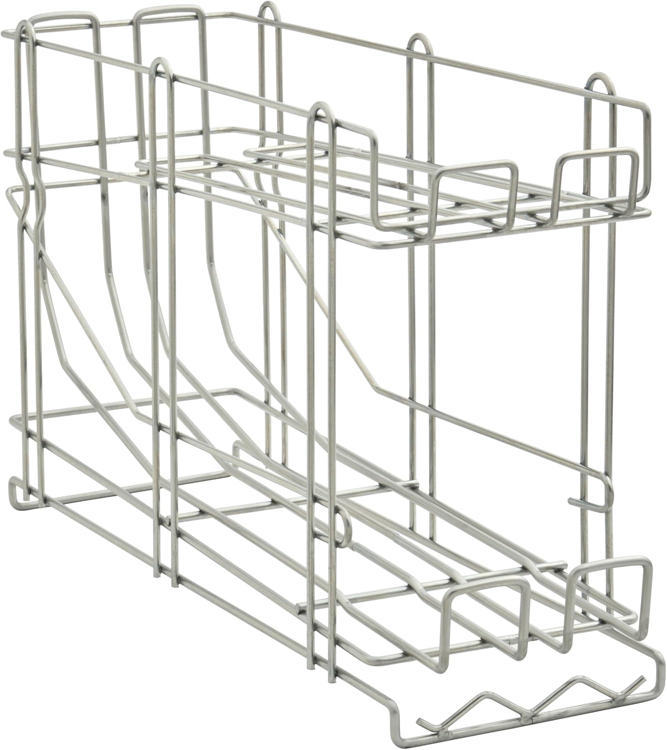 28W-171 FIFO Wire Can Rack, Holds (12) #5 Cans or (8) #10 Cans, Metal ...